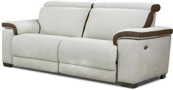 Pregio Italia sofa&relax Moderní polohovací sedačky DEKTRA Provedení: 2 místná 1 polohování, Vzorník látek: tekno fibra 05 cork