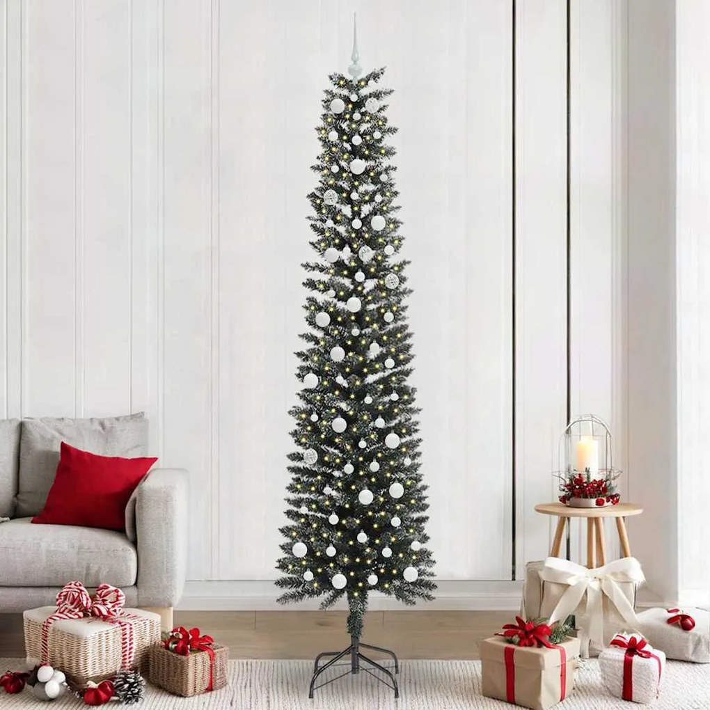 Umělý vánoční stromeček Zelená 240 cm PVC, plast a ocel 3395967