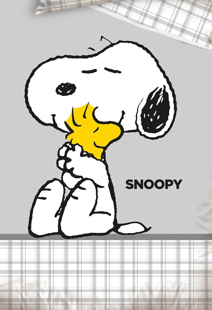 Povlečení do postýlky Snoopy Nejlepší Kamarádi