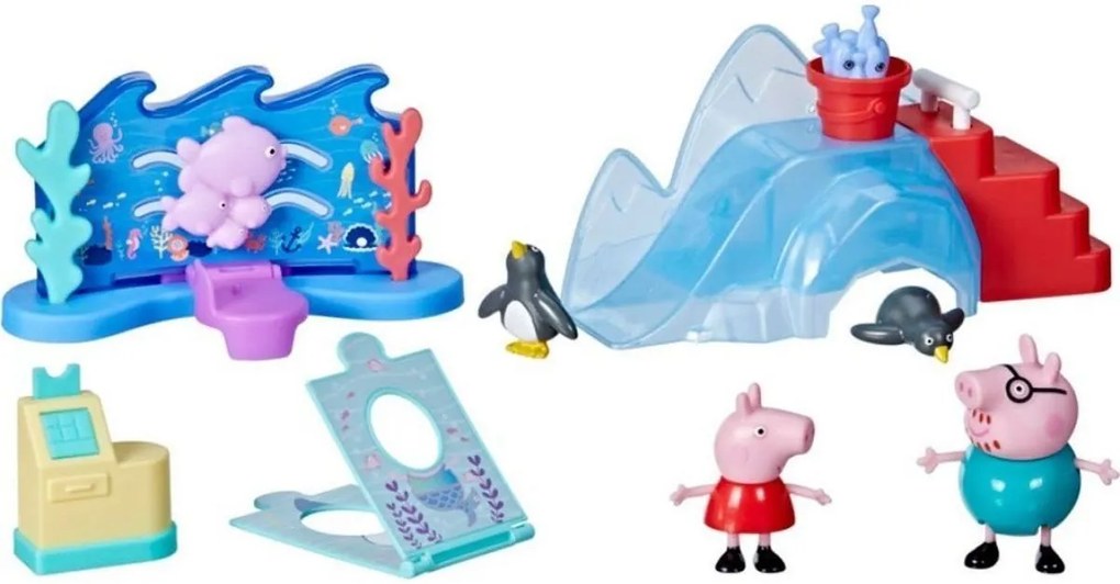 Set figurek a příslušenství prasátko peppa dobrodružství v akváriu