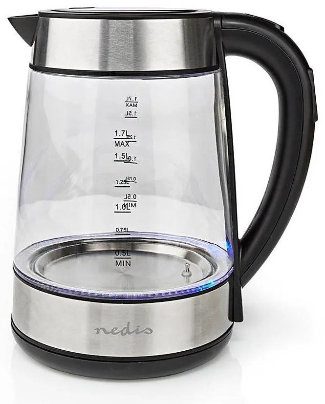 Nedis KAWK320EGS - Rychlovarná konvice 1,7 L 2200W/230V