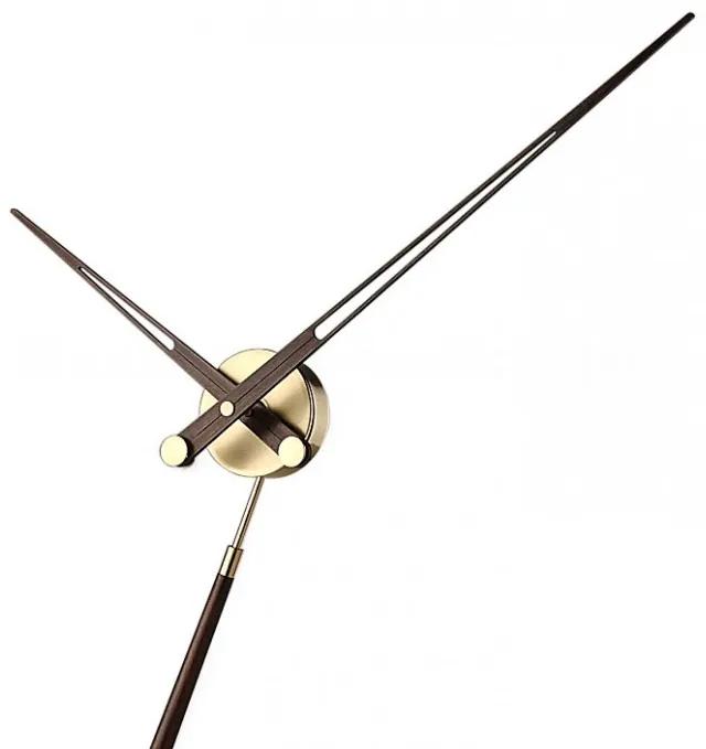 Designové stolní hodiny Nomon Puntero Gold N wenge 94cm