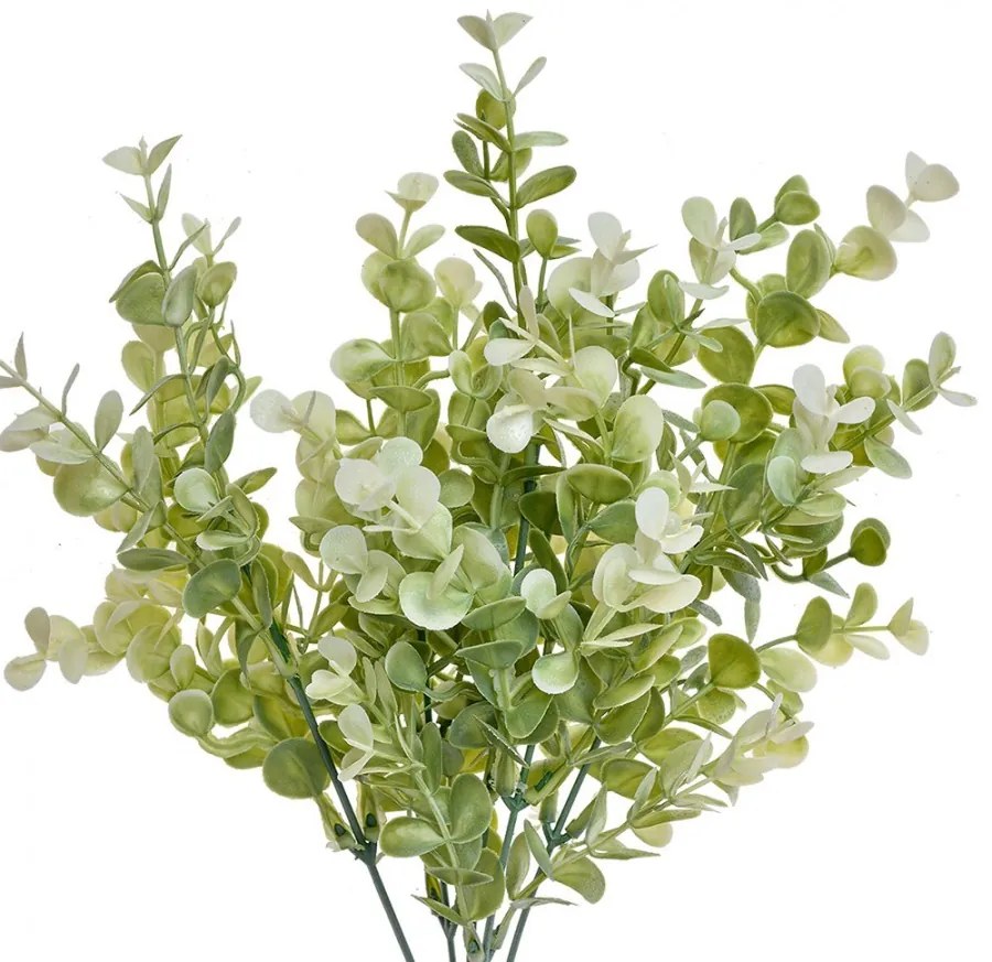Dekorace zelená umělá rostlina - 12*12*35 cm