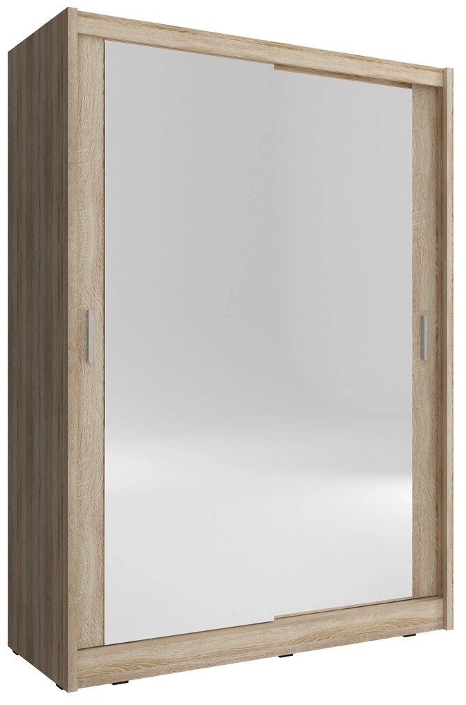 Piaski Skříň Maja 2x zrcadlo Velikosti: 130 x 200 x 62 cm, Barvy: Grafit