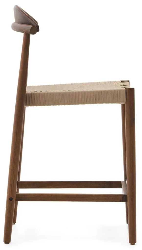 Barová židle glynis 62 cm ořech MUZZA