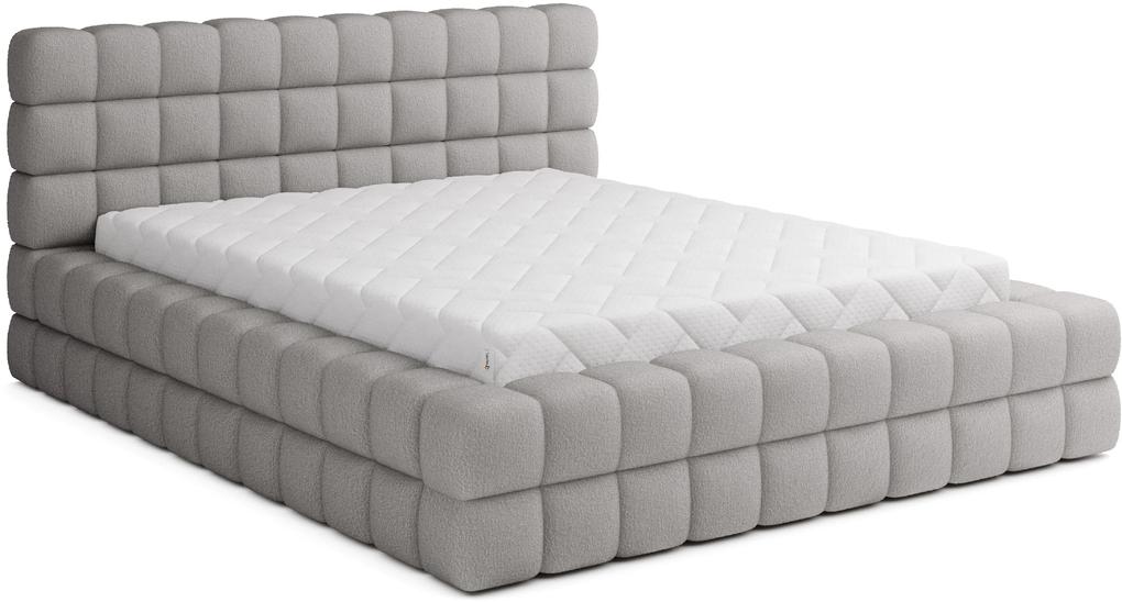 Eltap Čalouněná postel Dizzle Materiál a barva potahu: Jaffray 01 - bílá, Rozměry (cm): 140x200