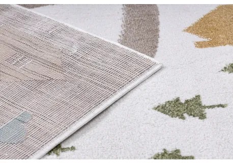 Dywany Luszczow Dětský kusový koberec FUN Polar, ulice, les, krém Rozměr koberce: 180 x 270 cm