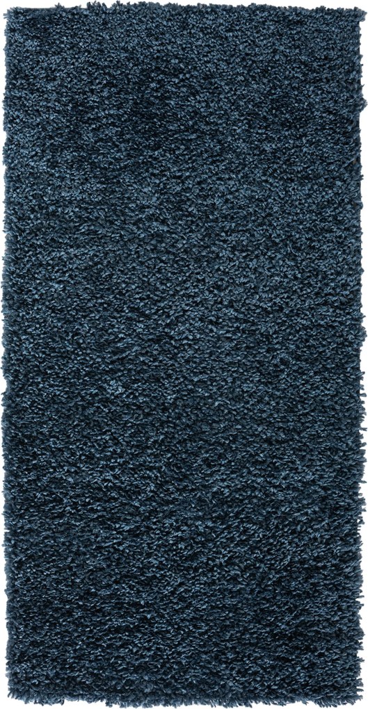 My Flair, Kusový koberec My Shaggy dunkelblau, 100x150, modrá, chodba / předsíň