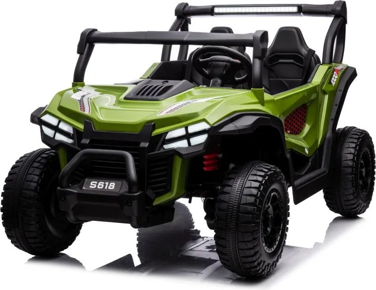 LEAN CARS Elektrické autíčko S618 zelené 4x4