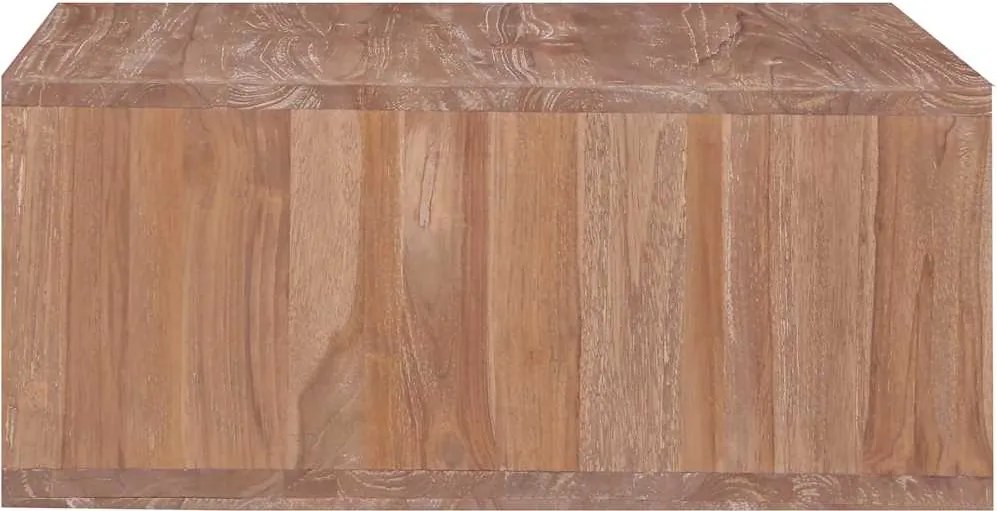Konferenční stolek 70 x 70 x 30 cm masivní teakové dřevo 287898