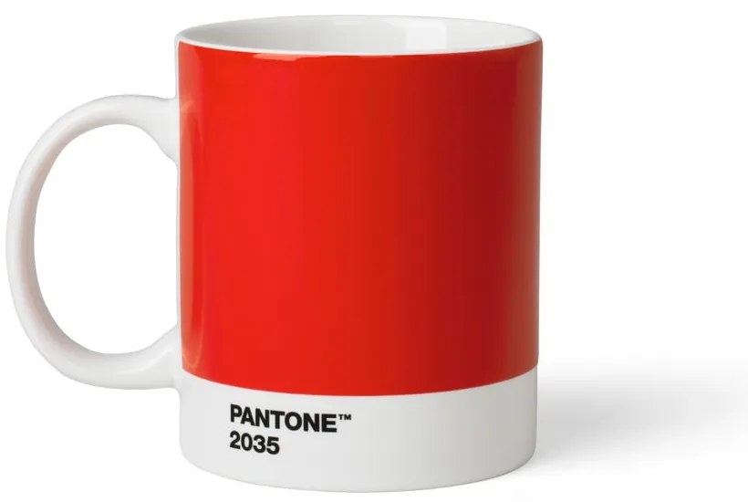 Červený porcelánový hrnek 375 ml Red 2035 – Pantone