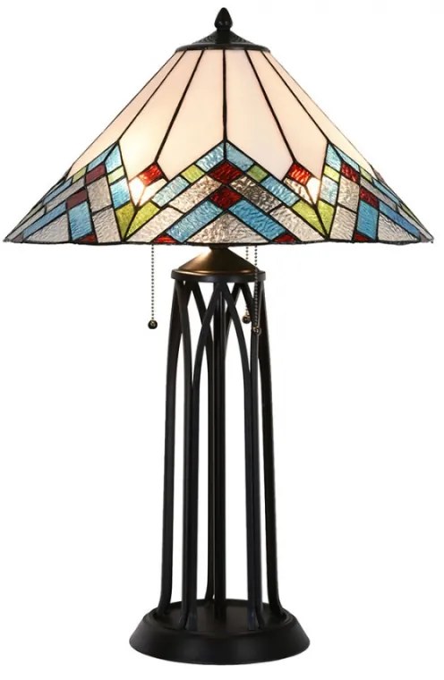 Stolní lampa Tiffany Renea – 51x75 cm