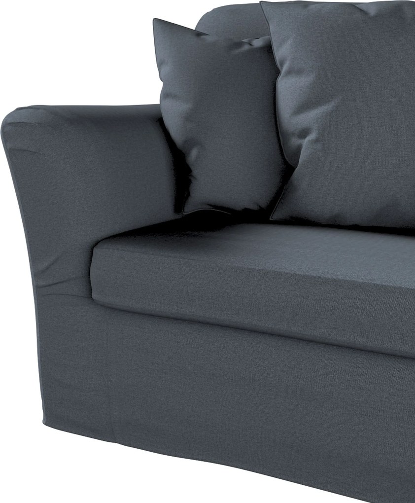 Potah na pohovku IKEA Tomelilla rozkládací barva modrá látka pletený vzor
