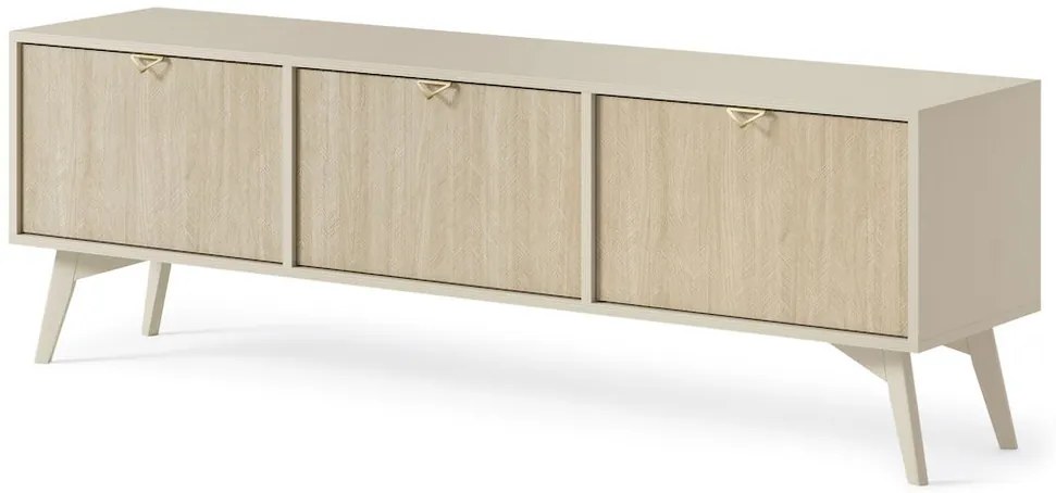 Moderní tv stolek FELICITY 158, béžová / scandi