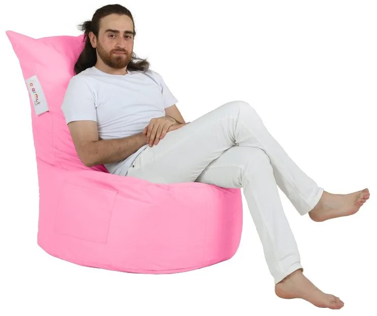 Atelier del Sofa Zahradní sedací vak Balina - Pink, Růžová