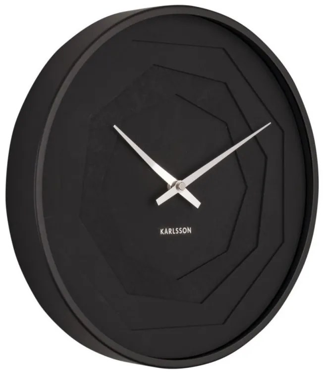 Designové nástěnné hodiny 5850bk karlsson 30cm