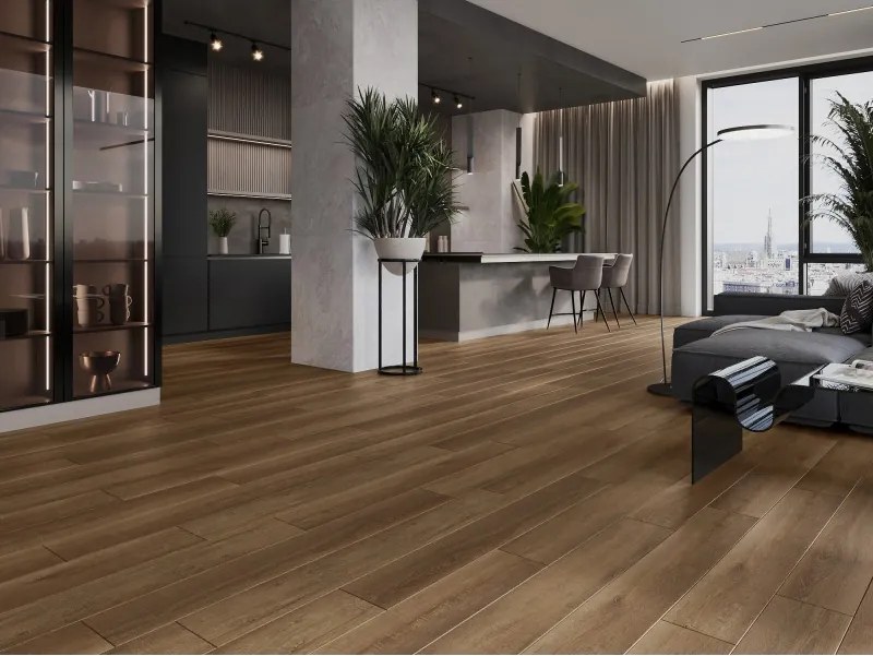 Mexen Queen Creek vinylové panely 1240 x 182 mm SPC 6,5 mm, podklad IXPE 1,5 mm, 4 V-drážka, Dub - F1013-1240-182-505-4V1-01
