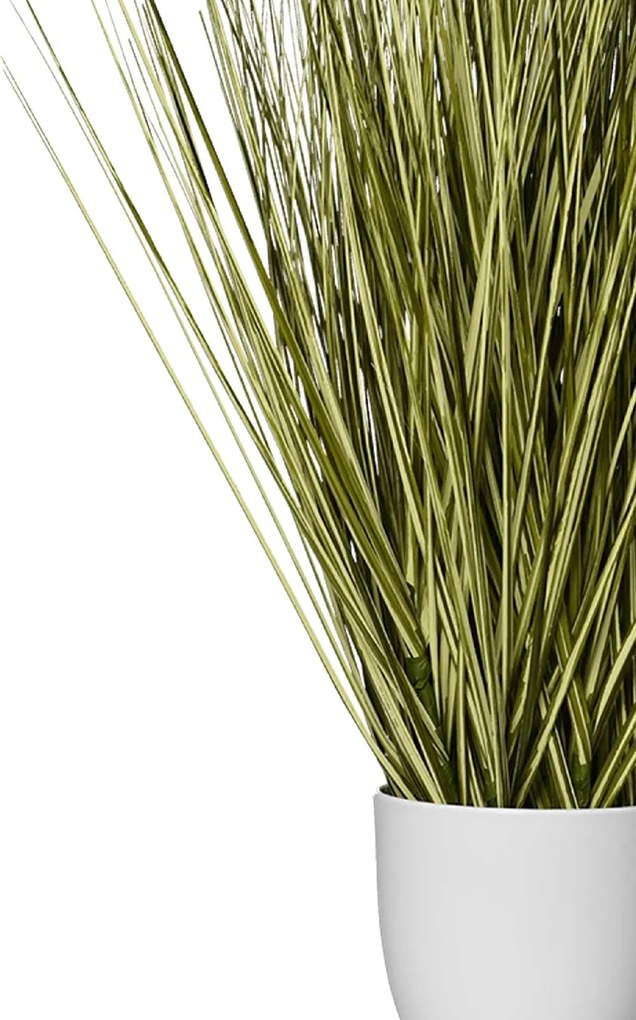 Umělá tráva v květináči JUNCO, plast, výška 80 cm, zelená