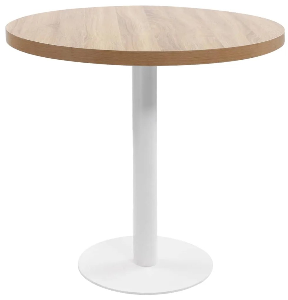 Bistro stolek světle hnědý 80 cm MDF 286423