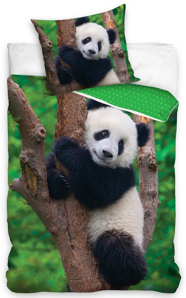 Bavlněné povlečení Medvídek Panda