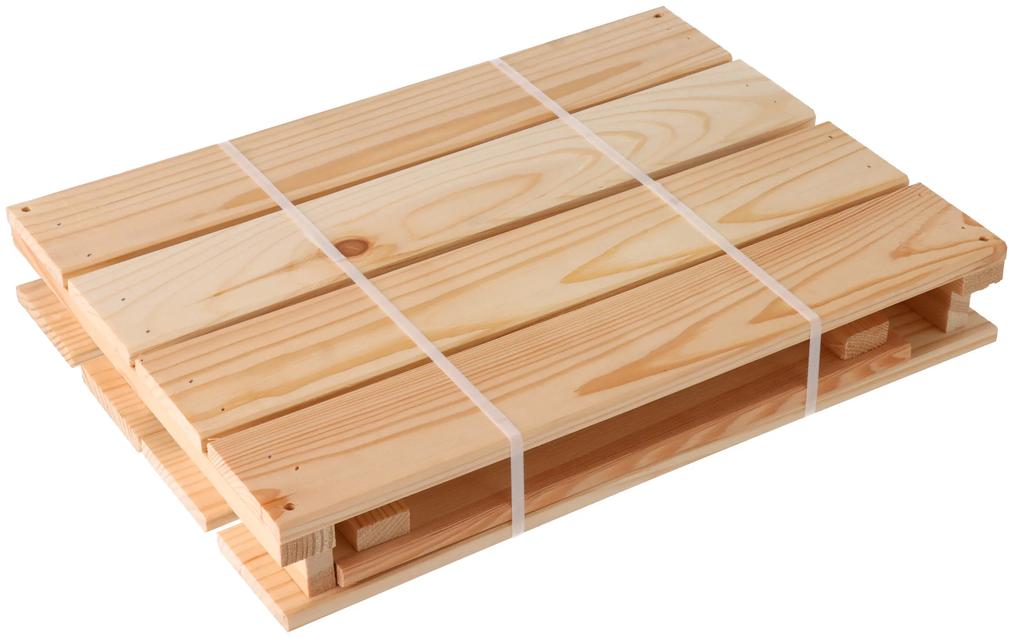 ČistéDřevo Dřevěná bedýnka 39,5 x 29,5 x 15 cm