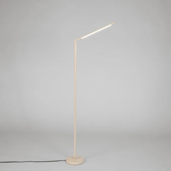 Stojací designová LED lampa se stmívačem Noviarro Nuo Taupe