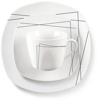 Porcelánová jídelní souprava ETHEL, 30dílná