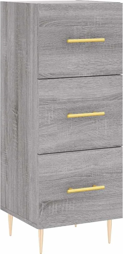 Skříň highboard šedá sonoma 34,5 x 34 x 180 cm kompozitní dřevo 3199231