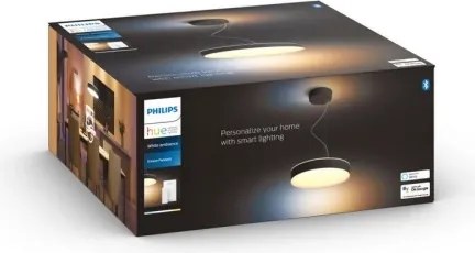 Bluetooth LED závěsné svítidlo Philips Hue Enrave 41162/30/P6 černá 33,5W 2200-6500K s dálkovým ovladačem
