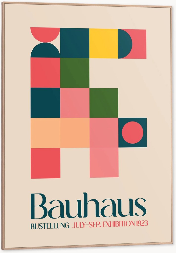 Zarámovaný digitální tisk Bauhaus