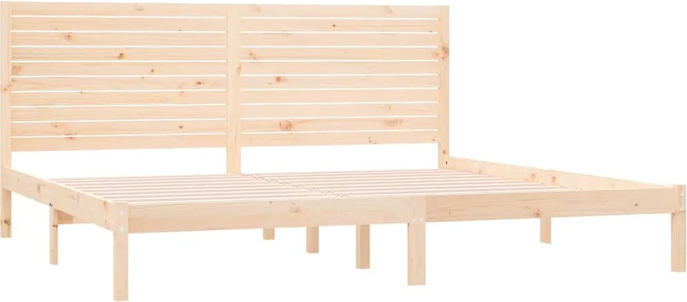Rám postele masivní dřevo 180 x 200 cm Super King Size 3104623