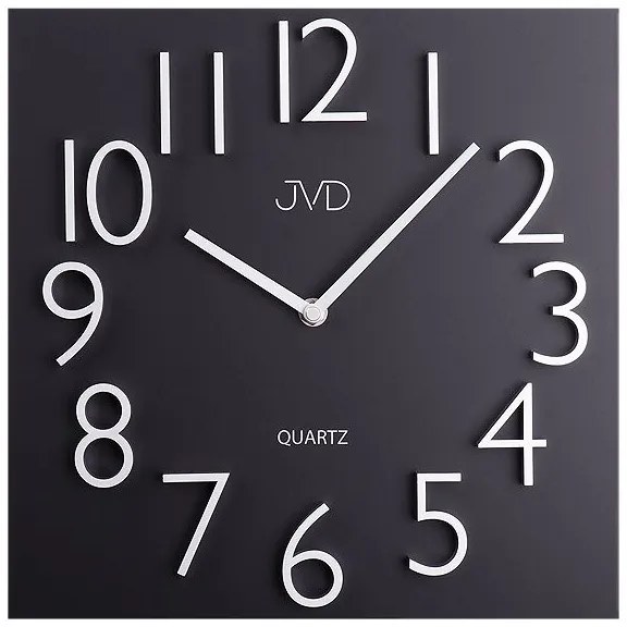 Kovové hodiny JVD HB20 s vystouplými 3D číslicemi