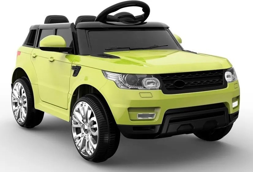 LEAN CARS Elektrické autíčko HL1638 s dálkovým ovládáním, MP3 a LED světlem zelené