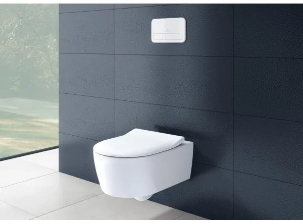 Villeroy & Boch 5656RSR1 - Závěsné WC s prkénkem SoftClose AVENTO keramika/bílá