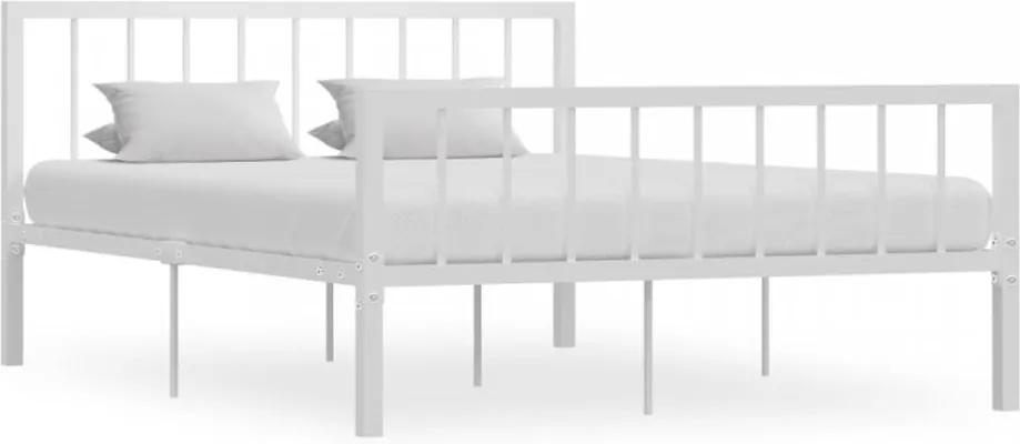 Rám postele Surgone - bílý - kov | 140x200 cm