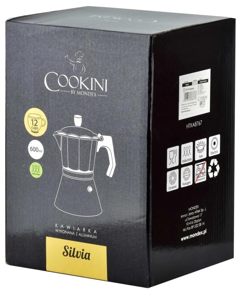 Konvička na kávu SILVIA 600 ml šedá