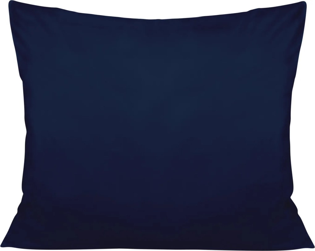 SATÉNOVÝ DEKORAČNÍ POVLAK NA POLŠTÁŘ SATYNLOVE 40X60 CM TMAVĚMODRÁ