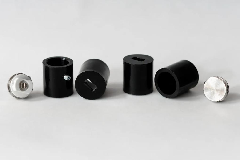 Regnis LOX, topné těleso 530x880mm, 518W, černá matná, LOX90/50/D500/BLACK
