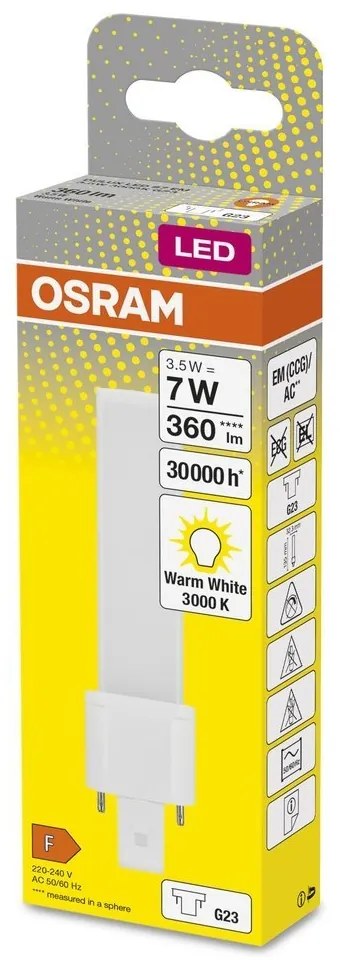 LED žárovka G23 3,5W DELUXE, teplá bílá