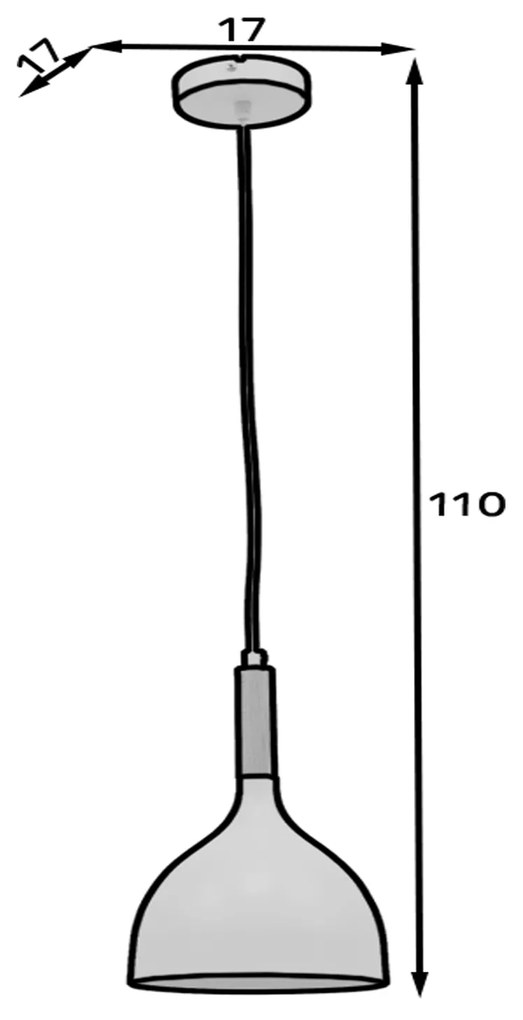 Eltap Designové závěsné osvětlení Woldes 1, 17x17x110cm