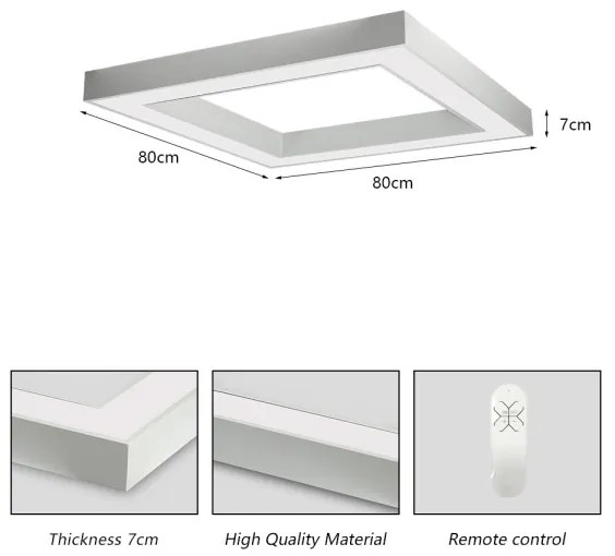 Immax NEO 07240L - LED Stmívatelné stropní svítidlo CANTO LED/60W/230V Tuya bílá