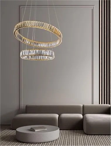 Závěsné LED svítidlo NOVA LUCE AURELIA 46W 3500K 9333077 stmívatelné Triac