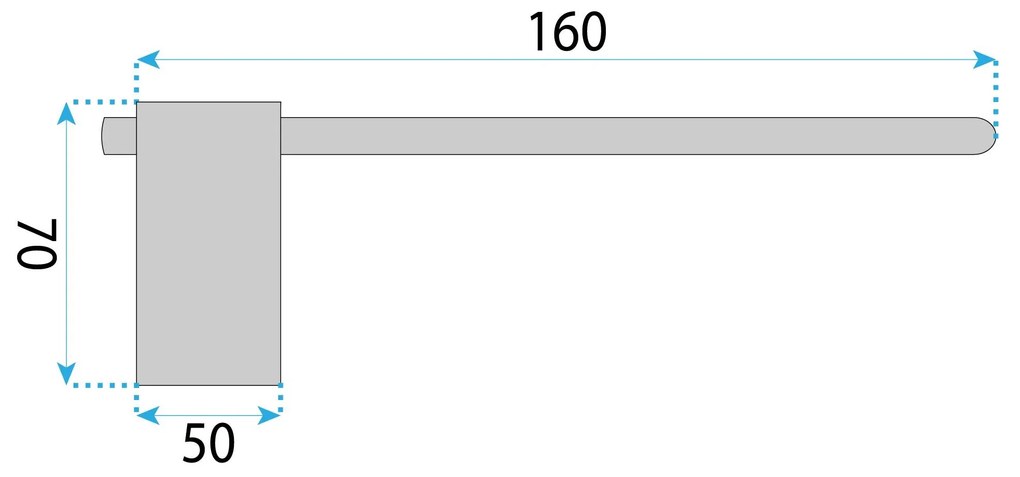 Rea Tomi, držák na toaletní papír, broušená ocel, REA-88056