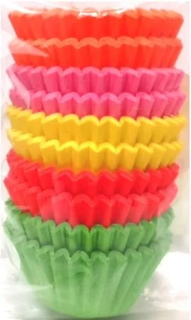 Košíčky cukrářské, barevné 25x18 mm, 200 ks