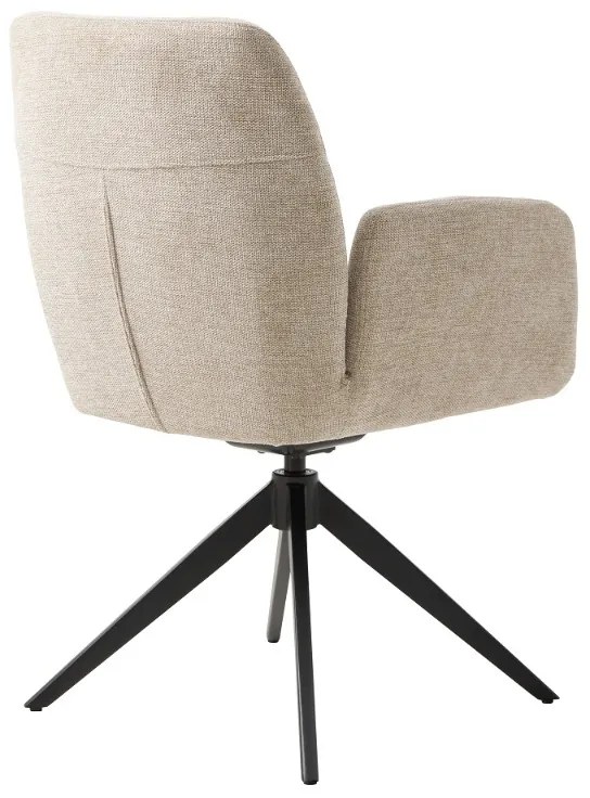 Designová otočná židle Talaith písková