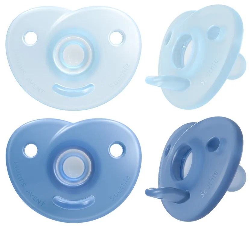 PHILIPS AVENT Šidítko Soothie 0 - 6 m, 2 ks Philips Avent Chlapec
