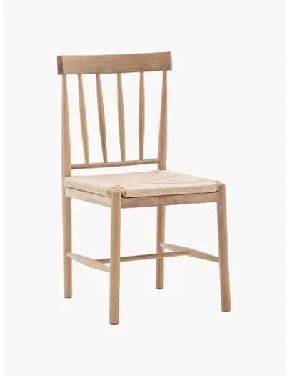 Ručně vyrobené židle z dubového dřeva Eton, 2 ks