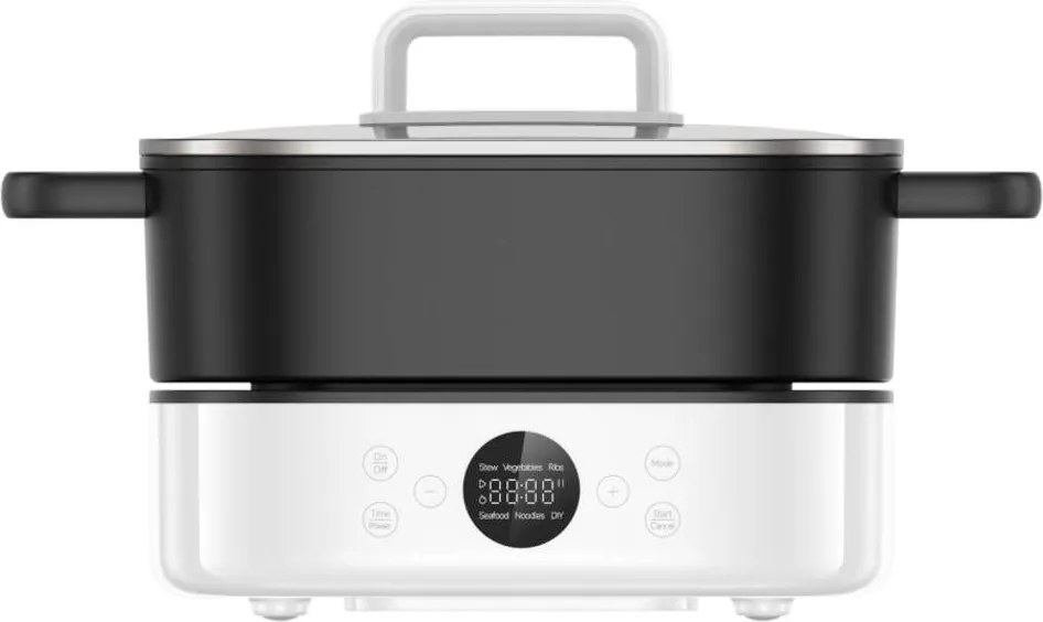Xiaomi - Multifunkční hrnec Hot, objem 6 l, černá/bílá 6941812702222