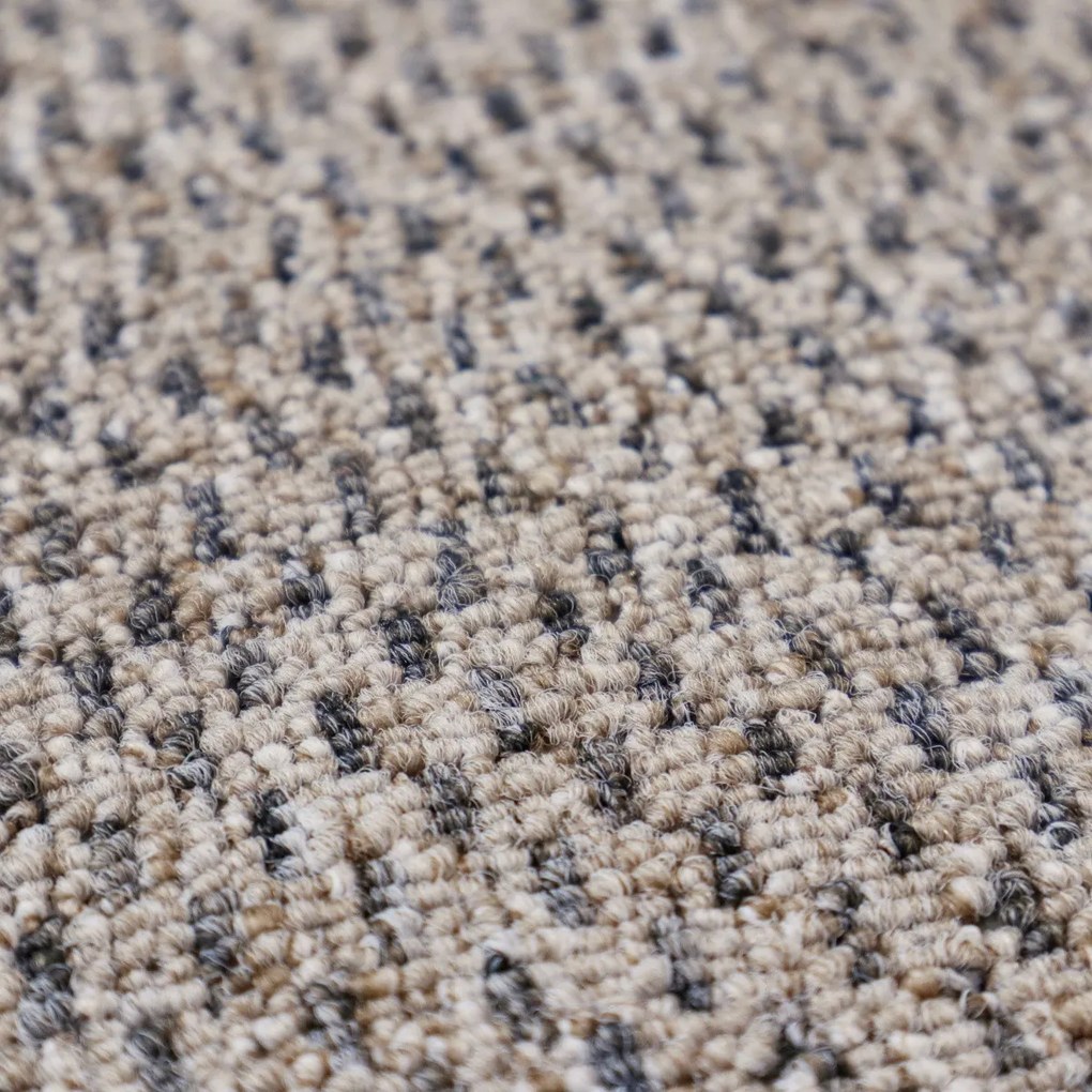 Timzo, Metrážový koberec Rubin 2113 l. beige, na míru, šíře 4m, béžová, ab (mřížka), chodba / předsíň