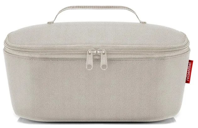 Reisenthel Termobox Coolerbag M pocket herringbone sand